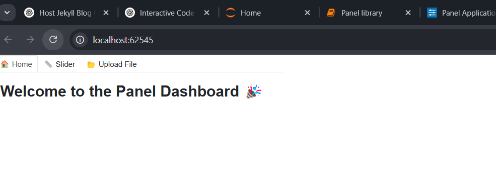 Panel-Easy Python Dashboards | Panel-library-in-python